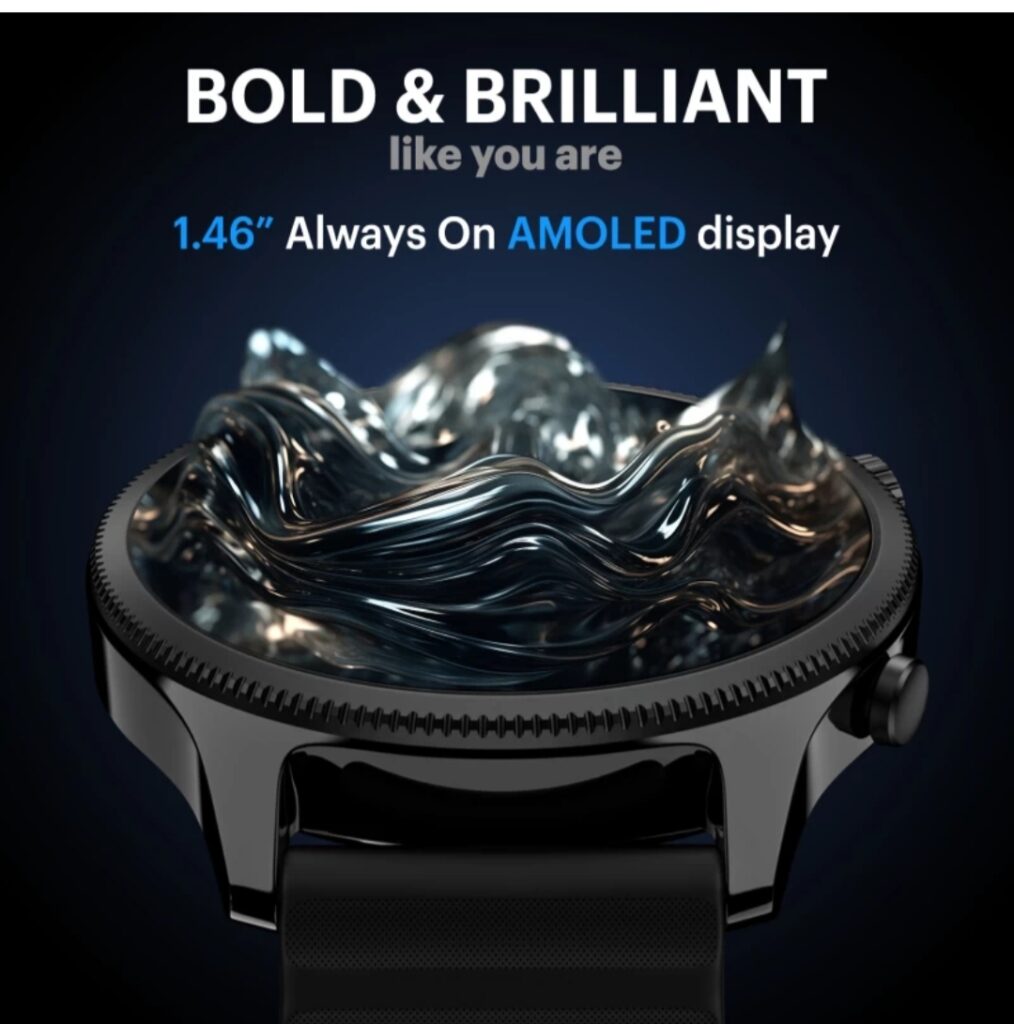 Noise Evolve 4 Metal Edition with 1.46 inch AMOLED Display & Bluetooth ...